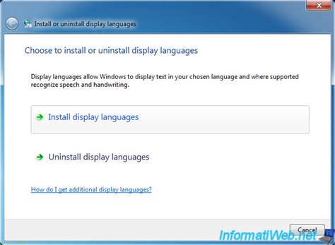 Translate Windows 7 Interface Using Language Packs MUI Windows Tutorials InformatiWeb