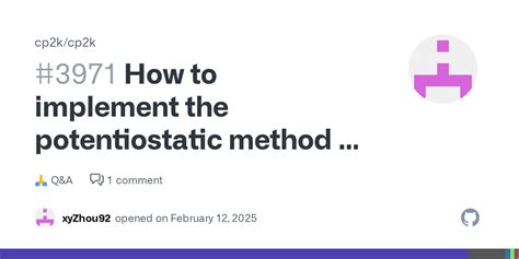 How To Implement The Potentiostatic Method In Cp2k · Cp2k Cp2k