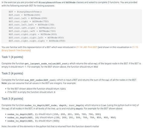 Solved In The Exercise You Are Provided With
