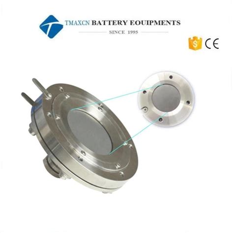 coin cell split test cell for in situ xrd of battery electrode split test cell and split cell