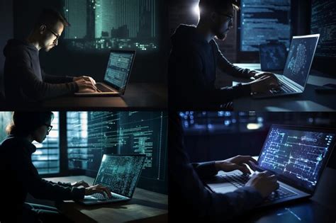 premium photo digital technology software development concept coding