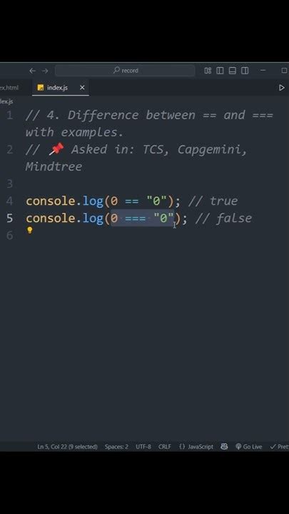day 4 of 90 vs in javascript 🤯 js interview trick shorts javascript viral trending