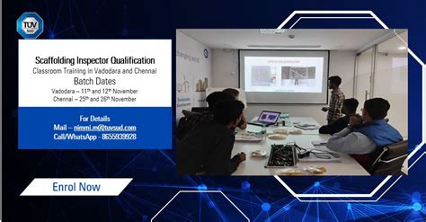 Tuvsud Scaffoldinginspector Hse Safetyfirst Workplacesafety Certified Continouslearning