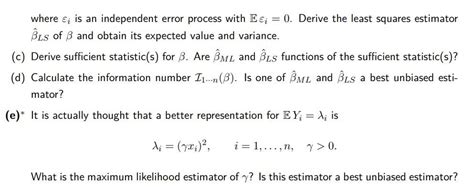 solved 3 1 let y1 … yn be a sample of independent random