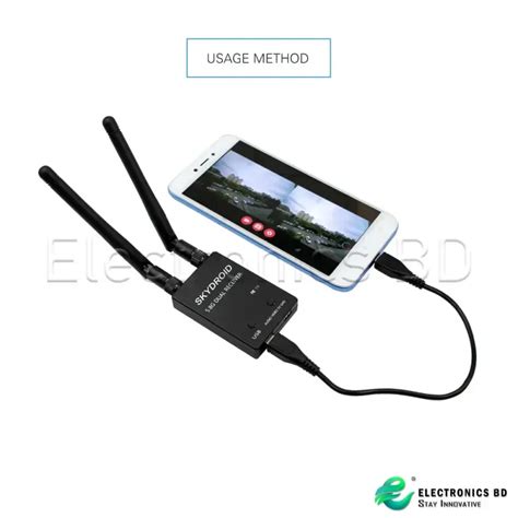 Skydroid 58ghz Otg Dual Antenna Fpv Receiver For Android Smartphone