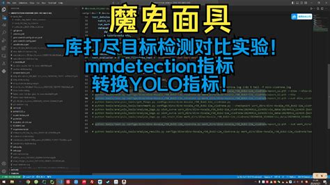 一库打尽目标检测对比实验！mmdetection指标转换yolo指标！ 魔傀面具 魔傀面具 哔哩哔哩视频