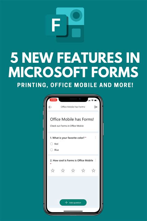 New Features In Microsoft Forms Microsoft Word Lessons Digital Learning Classroom