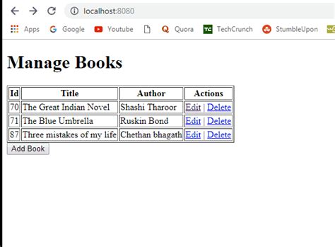 github scbushan05 book management system the application demonstrates the crud create read