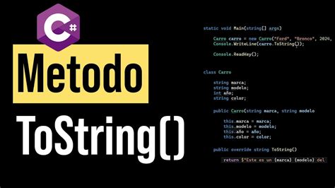como sobrescribir tostring en c overriding tostring youtube