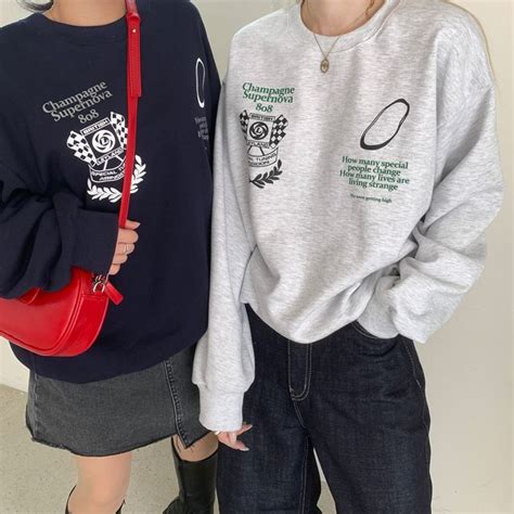 유이아 3colorunisex 빈티지 하이 프린팅 맨투맨유이아 위시버킷