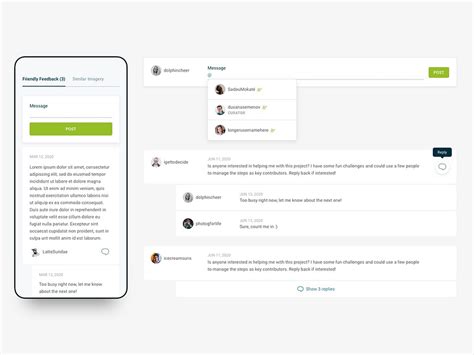 Comment Ui Designs Themes Templates And Downloadable Graphic Elements On Dribbble
