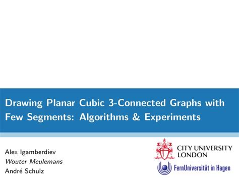 PPT Drawing Planar Cubic Connected Graphs With Few Segments PowerPoint Presentation