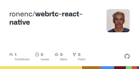 Github Ronenc Webrtc React Native