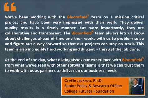 Bloomfieldx A Data And Analytics Solution Provider