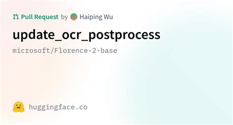 Microsoftflorence 2 Base · Updateocrpostprocess