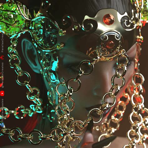 Elaborate 3d Jewelry By Parallaxcreates Zbrushcentral