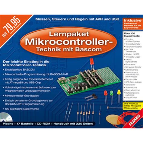 Avr Von Anfang An Lernpaket Mikrocontrollertechnik Mit Bascom Elv