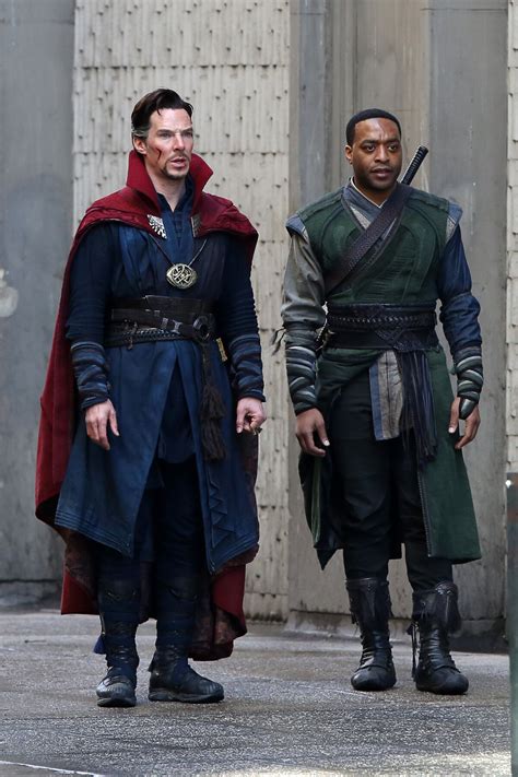 Photo Benedict Cumberbatch Et Chiwetel Ejiofor Tournage Du Film