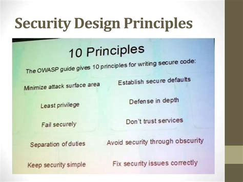 Security Design Principlesppt