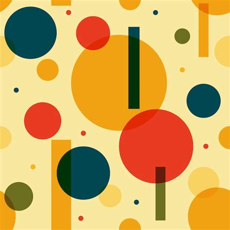 Premium Vector Colorful Geometric Shapes Pattern For Textile