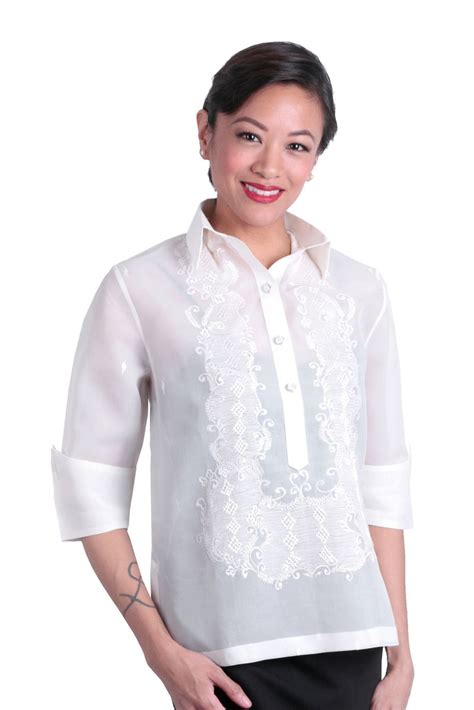 Made To Order Womens Barong Jusi 004 Filipiniana Barong Warehouse
