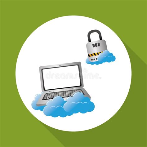 Data Center Cloud Computing Technology Concept Stock Vector