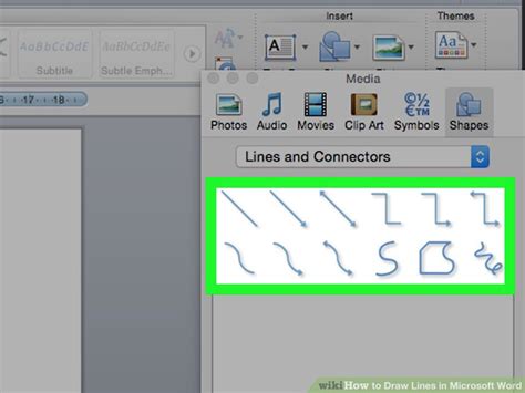 How To Draw Lines In Microsoft Word Inserting Straight Lines