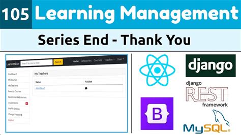Django Reactjs Lms 105 Series End Thank You Learning Django And