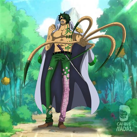 Aramaki Ryoku Green Bull One Piece Spoiler 1053 By Caiquenadal On