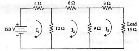 Mesh Current Method Statement Circuit Diagram Formula Solved Example Problems