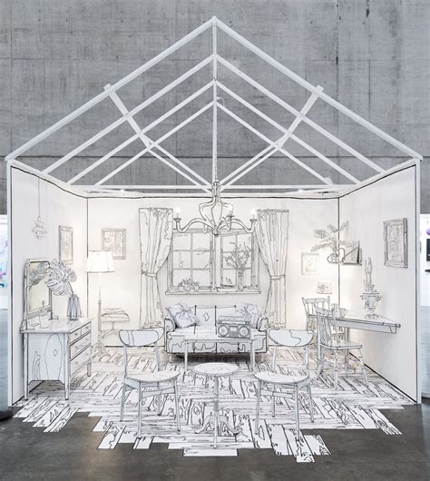 Quaint And Deceptive Hand Drawn Installations Question The Concept Of