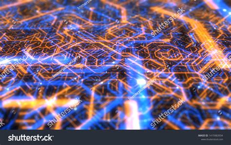 Cpu Motherboard Gpu Processor Circuit Board Stock Illustration Shutterstock