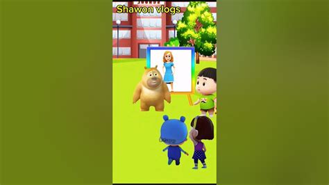 ভাল্লুক তার মাকে পেল না। বাংলা মজার কার্টুন ভিডিও Shorts Shortsfeed Ytshorts Shawonvlogs