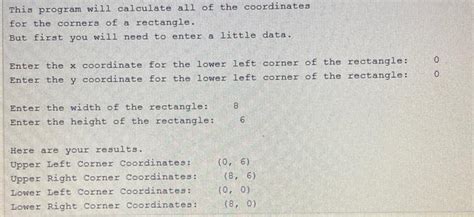 Solved This Program Will Calculate All Of The Coordinates