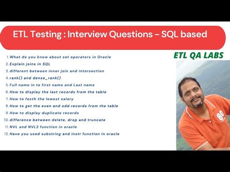 Mastering Sql Key Interview Questions And Answers For Etl Testing Galaxyai