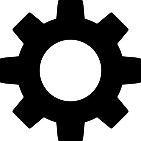 Cog Vector Icon 19145629 Vector Art At Vecteezy