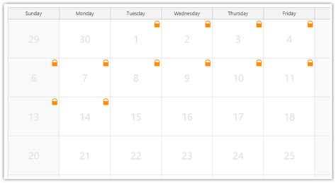 Cell Icons Monthly Event Calendar Daypilot Documentation Scheduling Components For