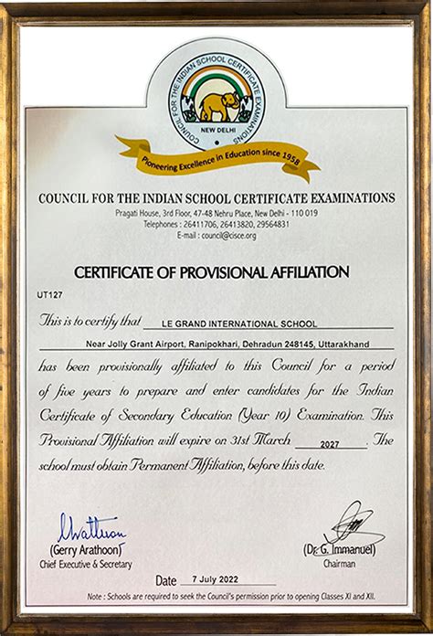 Icse Affiliation Best Icse School In Dehradun Le Grand International School