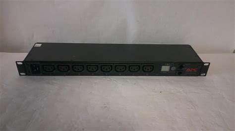 Used Apc Ap7821 Pdu Metered Power Distribution Unit 1u 16a 208 230v 8