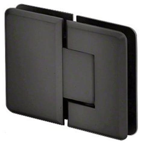 Cr Laurence Matte Black 180 Degree Glass To Glass Plymouth Series Hinge