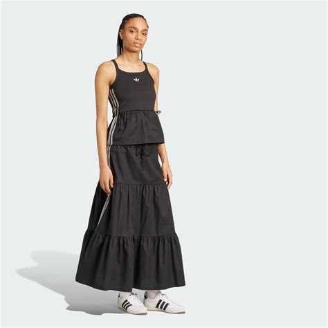 Clothing Adidas Originals Summer Glow Skirt Black Adidas South Africa