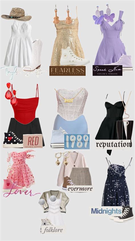 Taylor Swift Eras Tour Outfit Ideas Taylor Swift Outfits Taylor