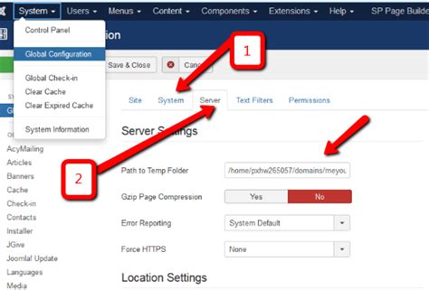 If In Joomla Backend Temp And Log Folder Showing Unwritable Nst Web Creation