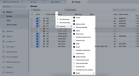 Add And Manage Drivers Optimoroute Help Center