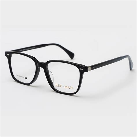 GỌng KÍnh Reeman Acetate 100 C1 Đen BÓng Kính Mắt Eye Plus Đo And Cắt Kính Cận Viễn Loạn