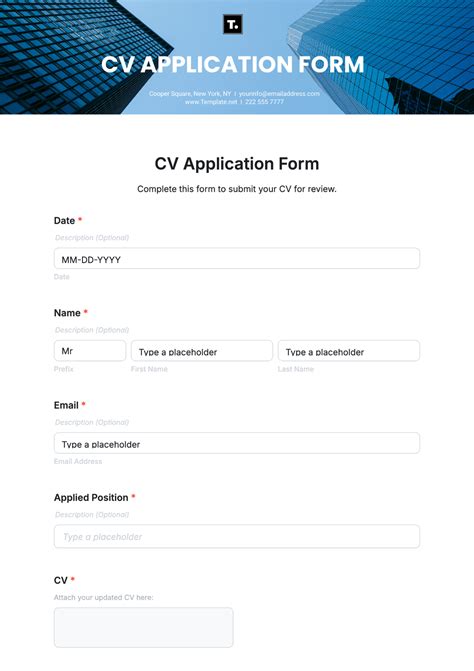 Free Ambulance Application Form Template To Edit Online