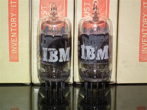 Platinum Matched Pair Ibm Ge 6211a Long Life 10000 Hours Double Triode 6211 Nos Ebay