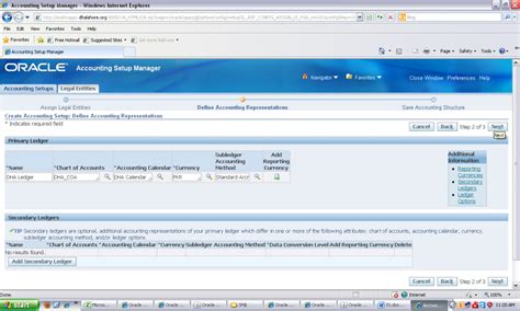 Legal Entity Setup Oracle EBS Financials