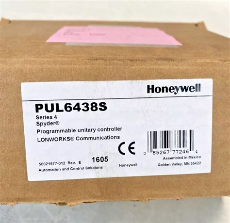 Pul6438s Honeywell Series 4 Spyder Programmable Unitary Controller Seamac Devices
