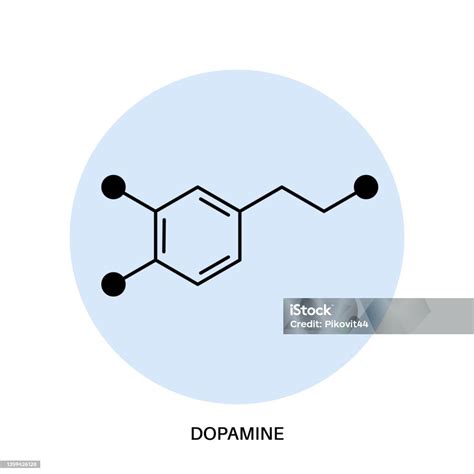 Ikon Rumus Dopamin Ilustrasi Stok Unduh Gambar Sekarang Biokimia